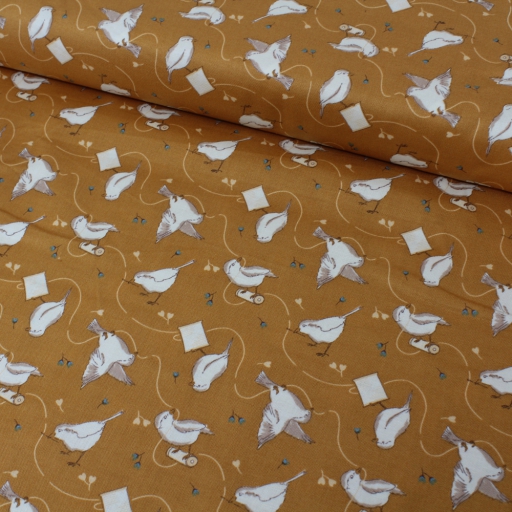 Birds and Bobbins - Cotton Fabric | LoveFabric.ie
